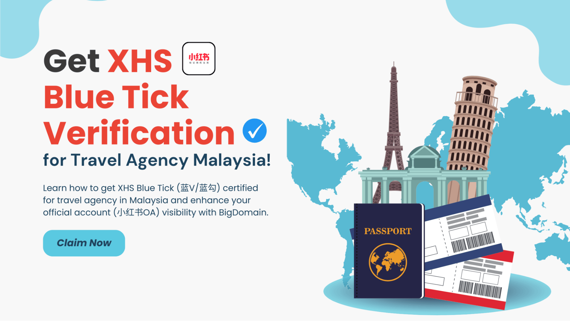 Get XHS Blue Tick Verification for Malaysia Travel Agency 2024 | 小红书蓝V ...